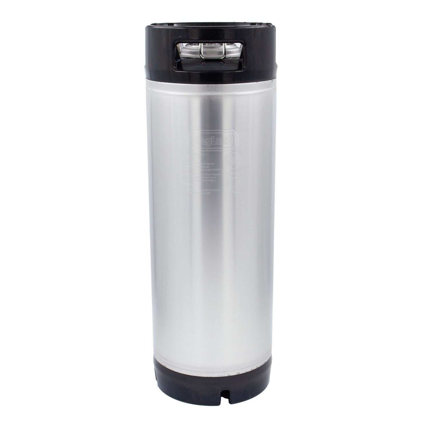 Kegland New Cornelius Ball Lock Keg With Dual Rubber Handle - 5 Gallon ...