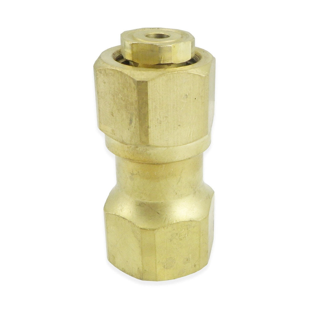 CO2 to Nitrogen Regulator Adapter - Female CGA-320 to Female CGA-580 ...