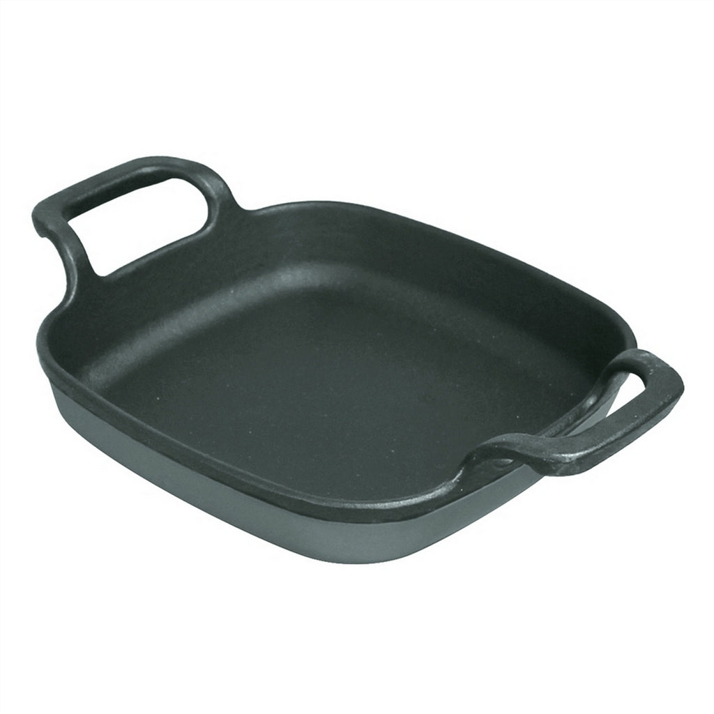 Bayou Classic Enameled Cast Iron Baking Dish - 6" (Weather Grey) [7770 ...