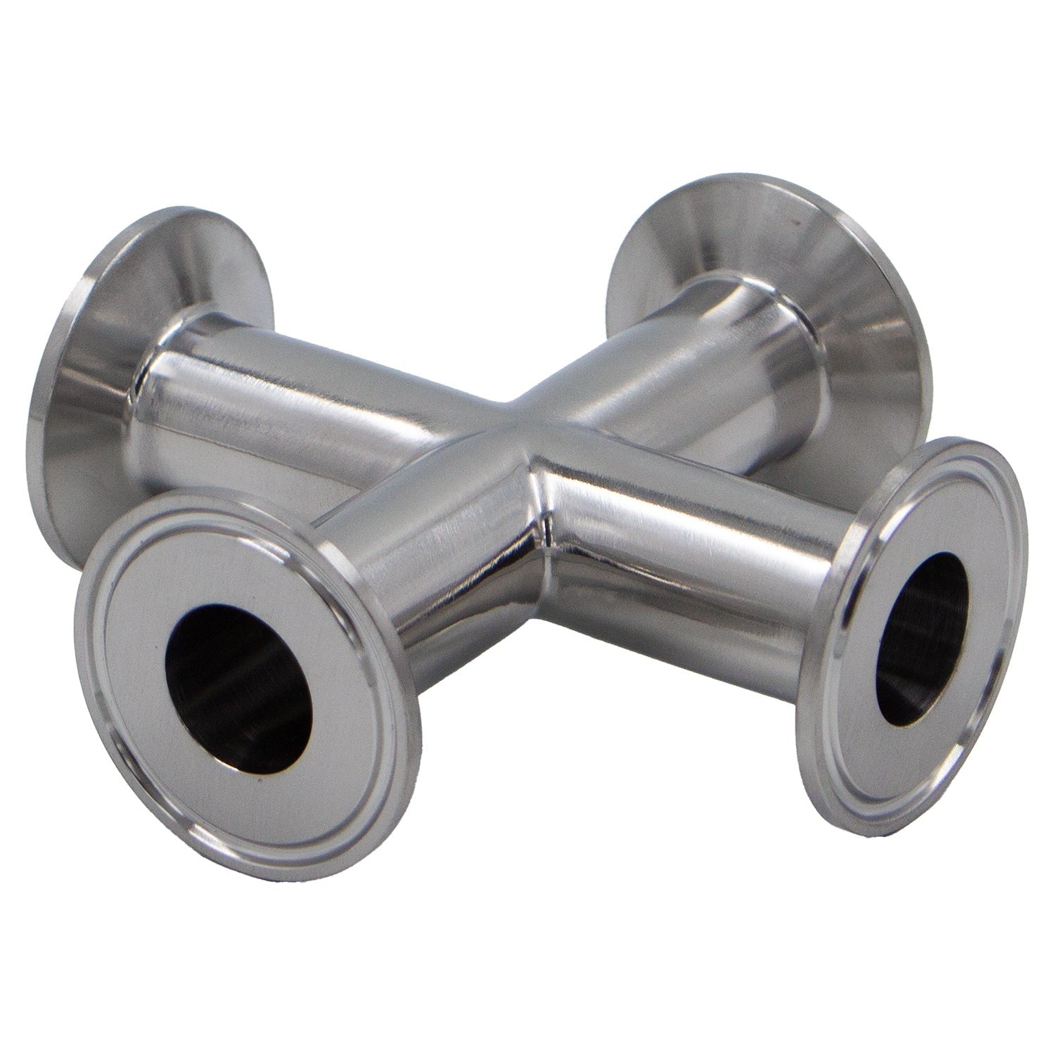1" Tri Clamp Cross - Tri Clover Sanitary Stainless Steel Fitting ...