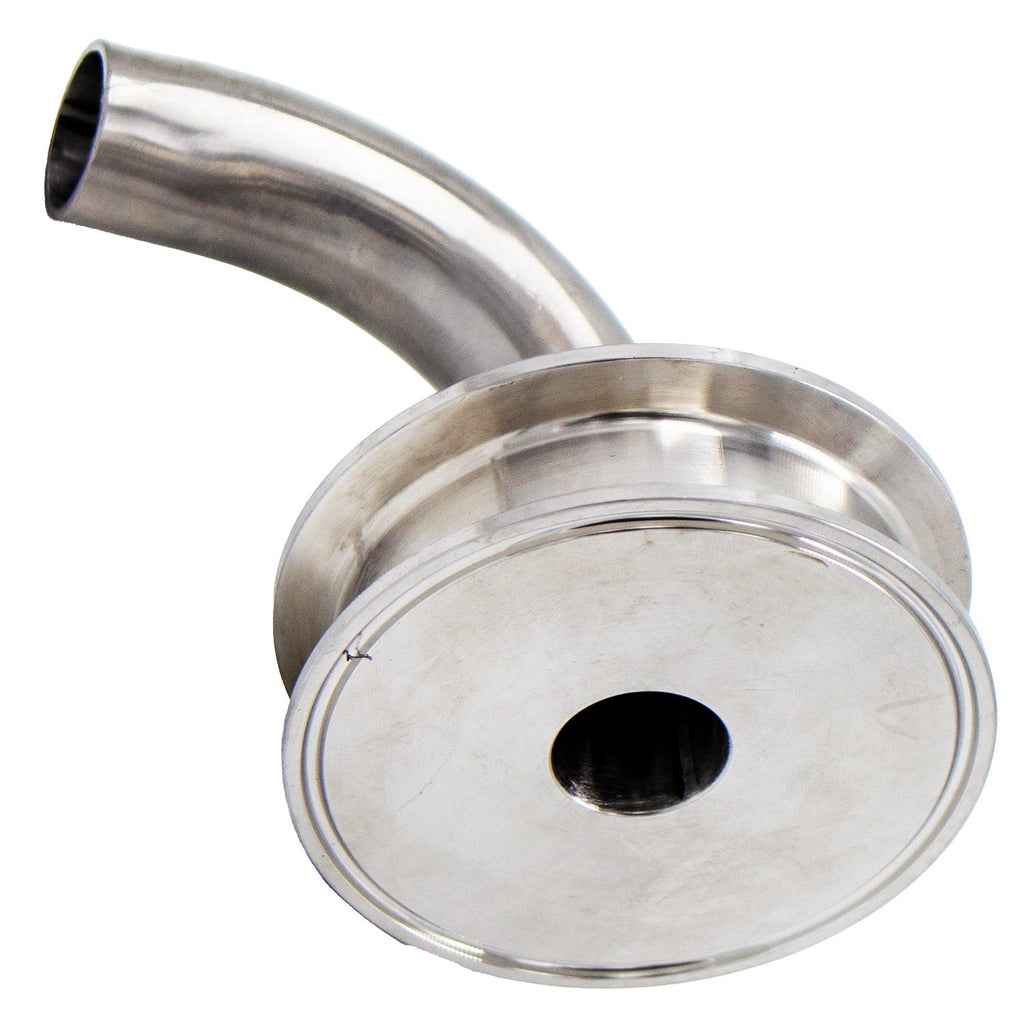 Stainless Steel Tri-Clover Rotating Whirlpool Tube - 3" TC - Canuck ...