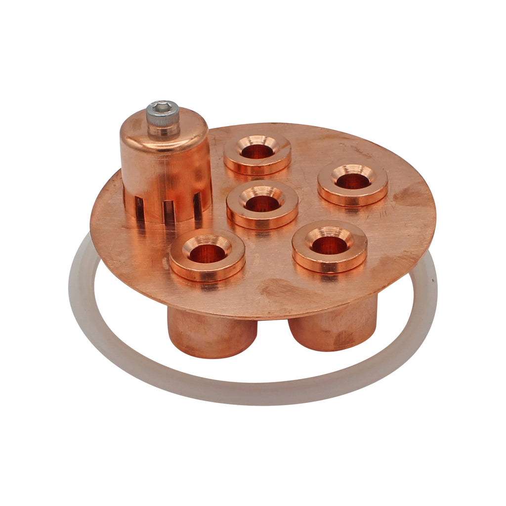 Copper Bubble Plate - 4" TC - Canuck Homebrew Supply, Canada