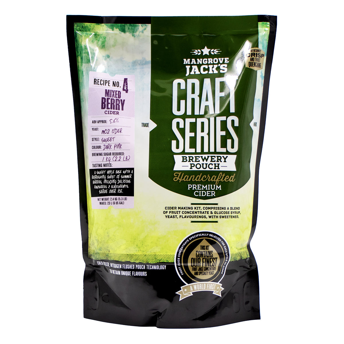 Mangrove Jack's Berry Cider Kit – Canuck Homebrew Supply, Canada