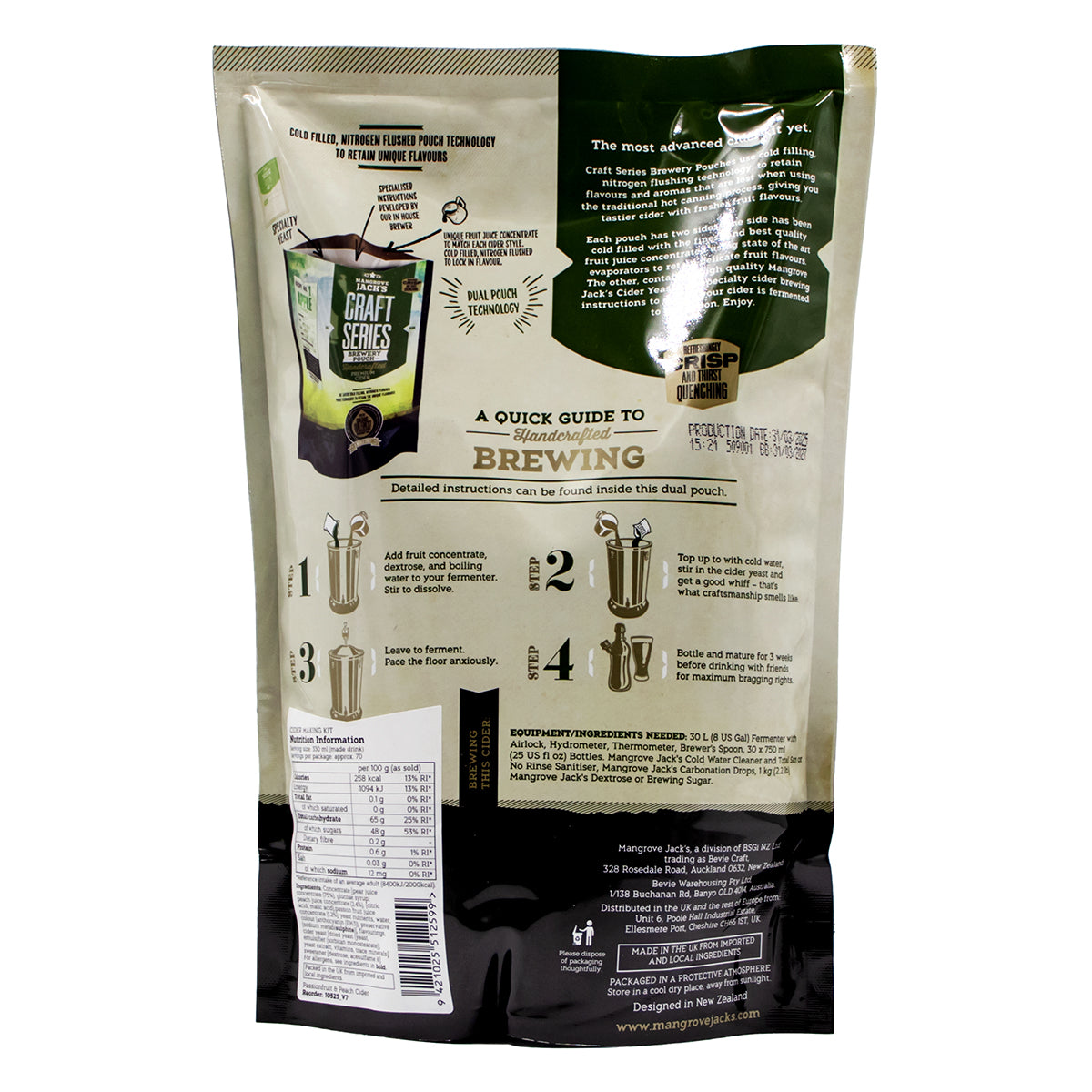 Mangrove Jack's Berry Cider Kit – Canuck Homebrew Supply, Canada